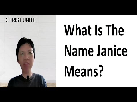 What Is The Name Janice Means?