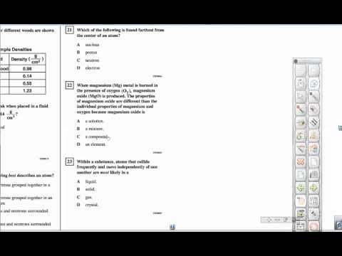 CA STAR Science 8 Released Questions 19-25