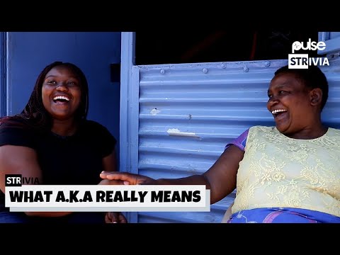 Does AKA mean NICKNAME?