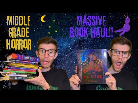MASSIVE Middle Grade Horror Book Haul!! 👻