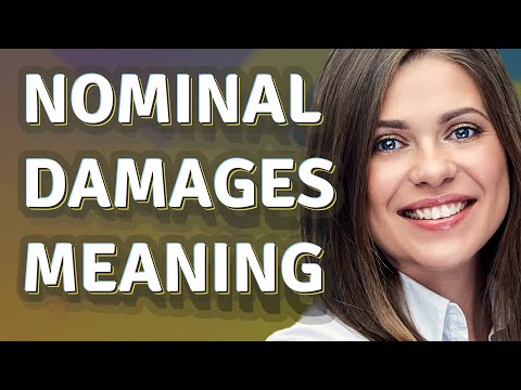 Nominal damages | meaning of Nominal damages
