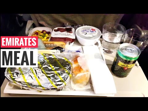 Emirates food test โ Flight meal review