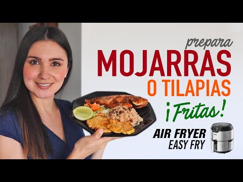 Cómo hacer TILAPIA o MOJARRA frita en la #AirFryer | Receta Fácil