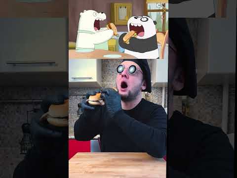 We Bare Bears Spicy Banh #shorts #sandwich #webarebears