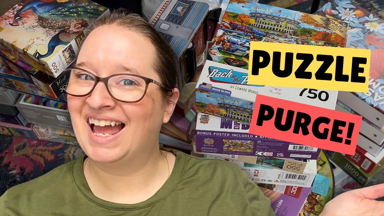 Puzzle Declutter! | Let's Make Some Room!!