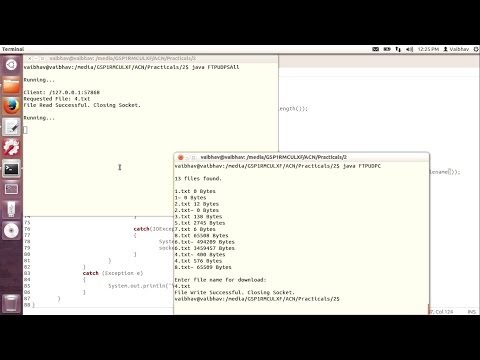 FTP UDP using Java