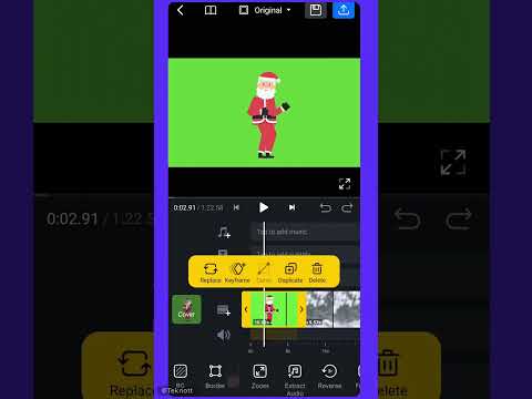 Edit Green Screen in VN Video Editor #shorts