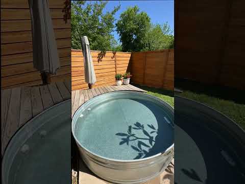 Almost time to fill up the Stock Tank Pool for summer! 👙