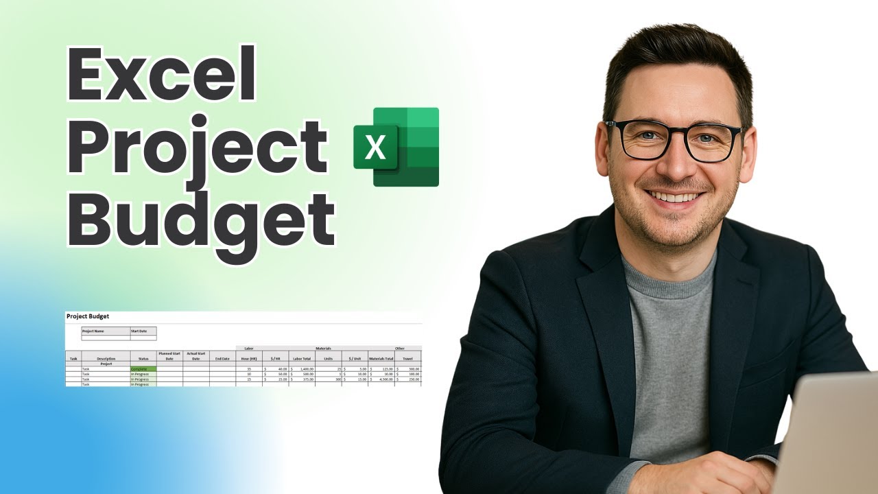 How To Create A Project Budget In Excel