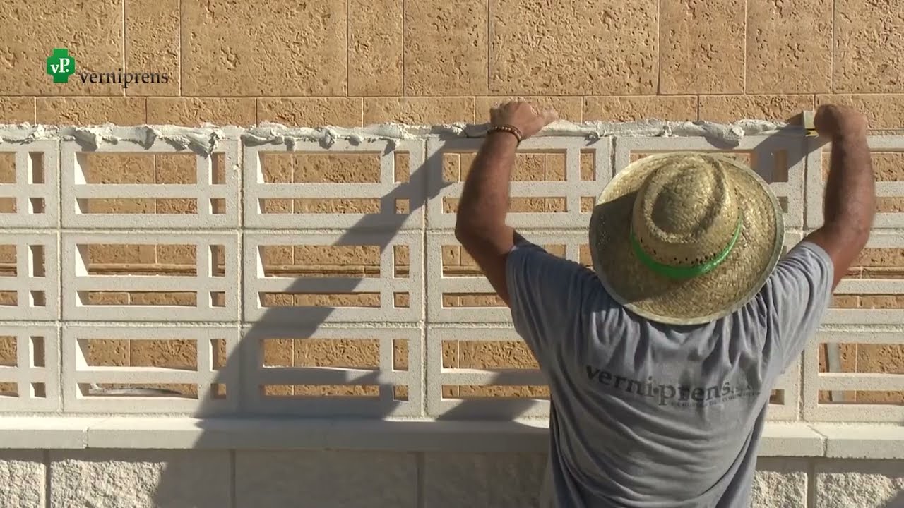 Instrucciones colocación: celosías decorativas.