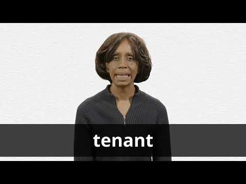 How to pronounce TENANT in American English