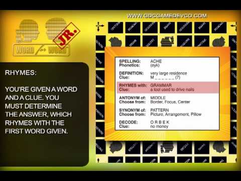 Word For Word Junior Board Game by GDC-GameDevCo Ltd. (GAME DEMO)