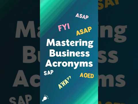 EOD, COB, FYI? Learn These 12 Common Abbreviations! #shorts #ytshorts