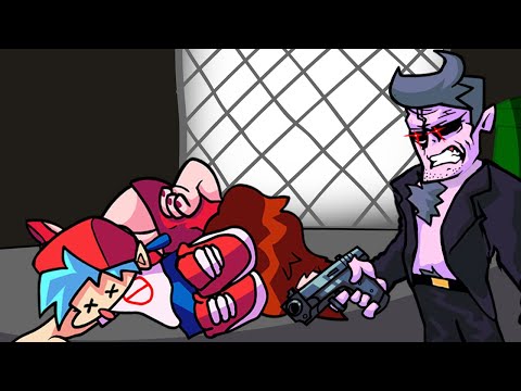 Goodbye world but Girlfriend and Boyfriend dies... (FNF Daddy Dearest kills bf and gf)