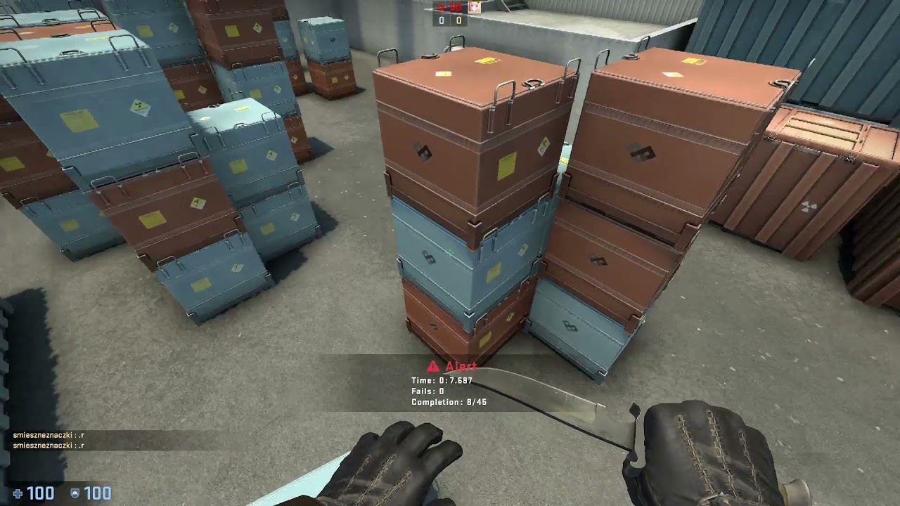 CSGOHUB KZ Training Course in 24.945 [WR]