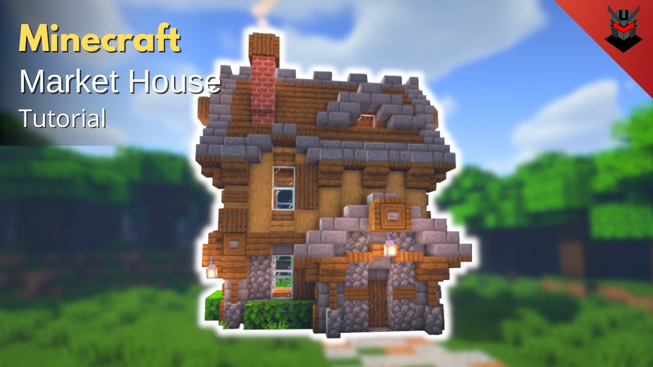 Minecraft: How to Build a Medieval Market House | Market House ...