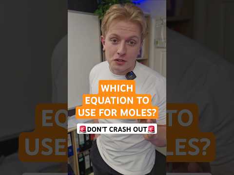 How to know which calculation in moles Calculations HACK #GCSE #Chemistry #Revision