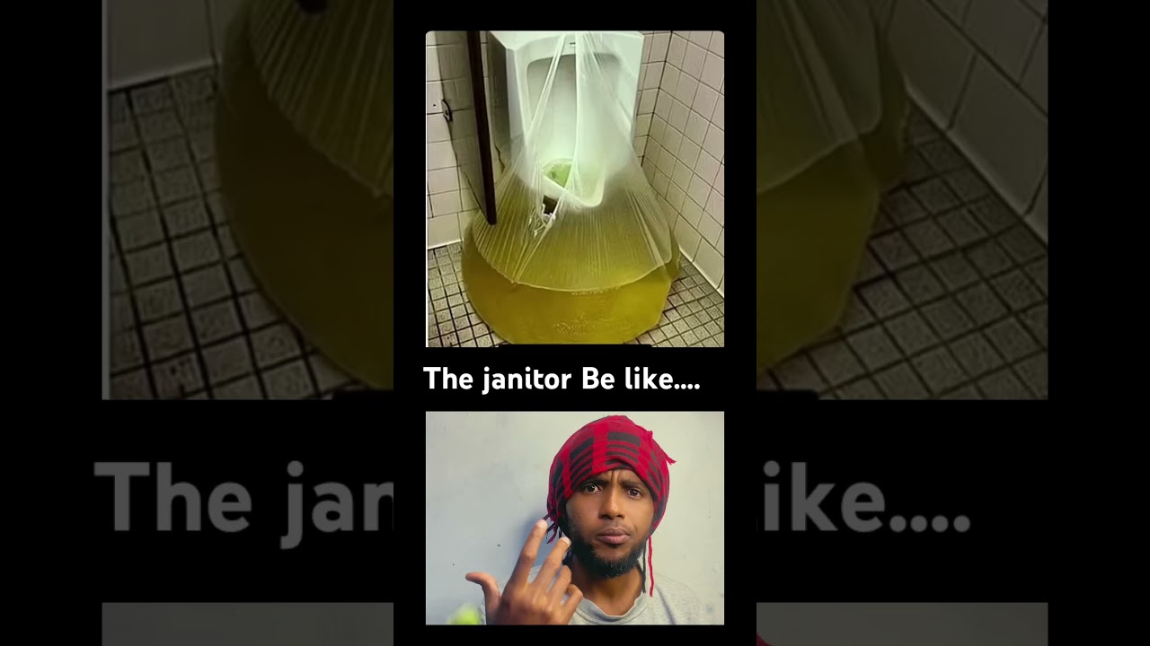 The janitor be like 😳