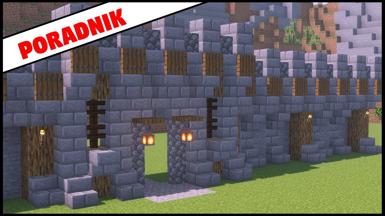 Minecraft: Mur Obronny z Bramą #5 - Minecraft Builders