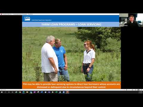 FSA: Safety Net Programs, Loan Opportunities with Specifics to Veterans and SDA Farmers