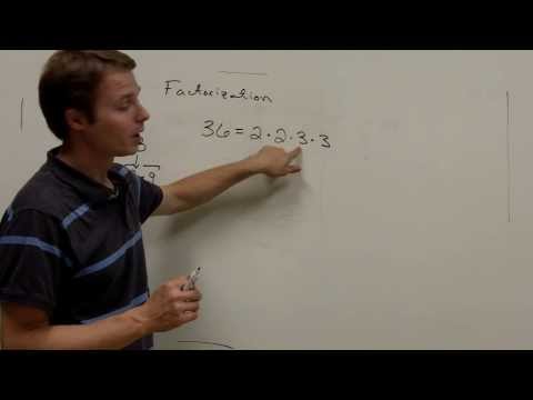 Factor Pairs, Prime Numbers, Prime Factorizations