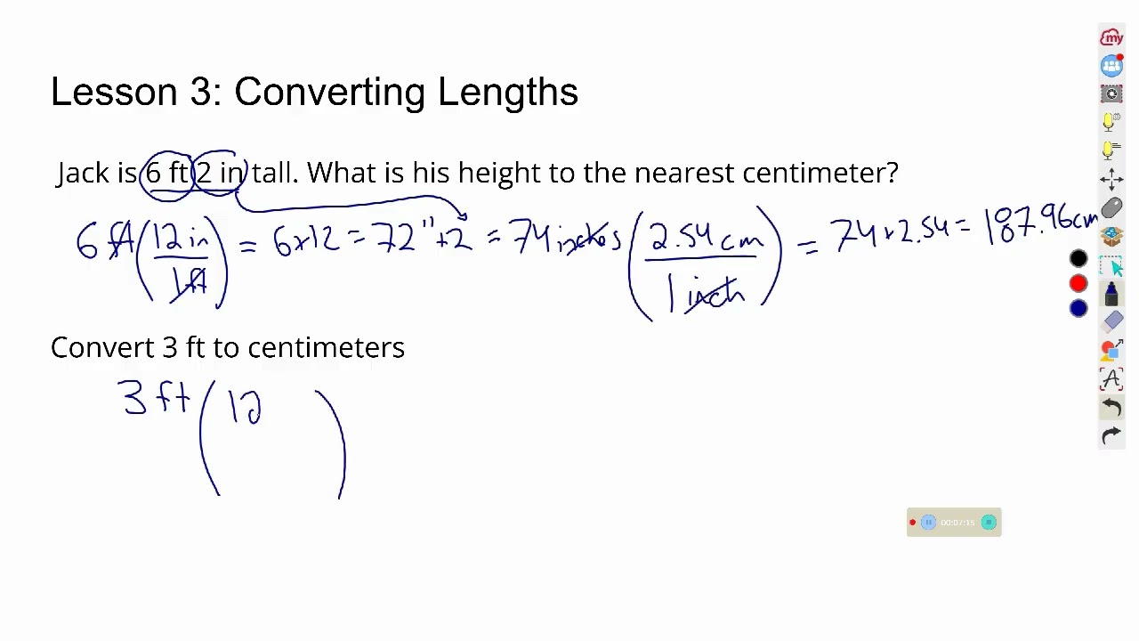 Math 10-3 - Module C1 Lesson 3 - Converting Units of Length