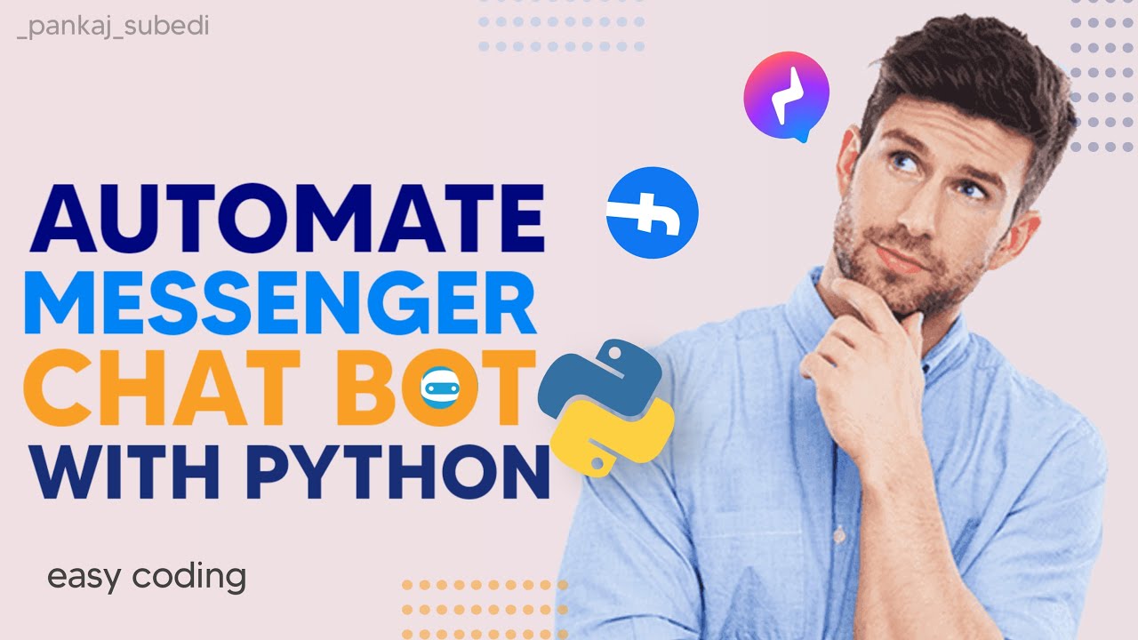 How to create Automate Facebook Messenger Chat Bot With Python || Visual studio code