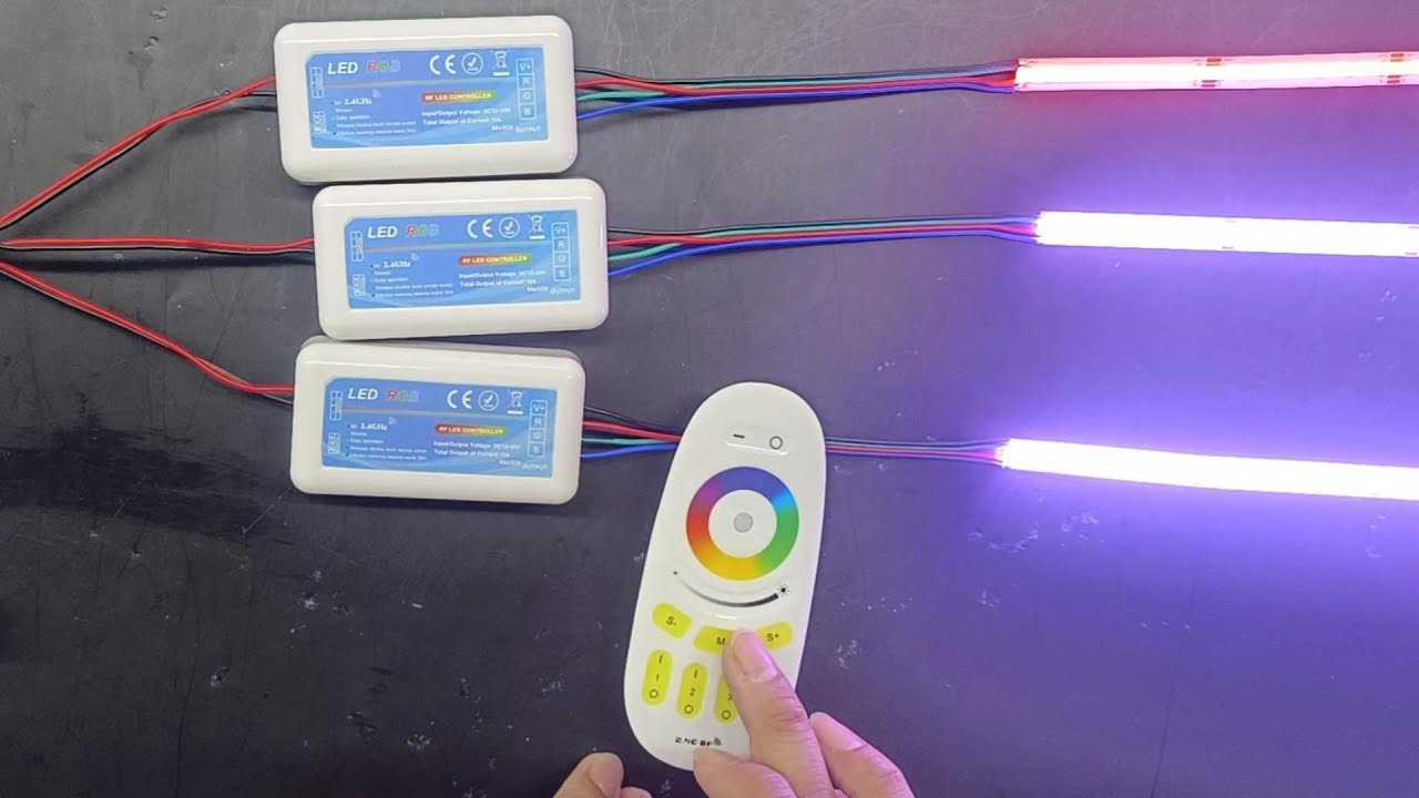 How to Wire Light Strips to Controllers: Single & Multiple Connections