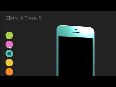 ZIM Capture: 35. 3D with ThreeJS- #HTML #Canvas #JavaScript, #CreateJS, #ZIMjs
