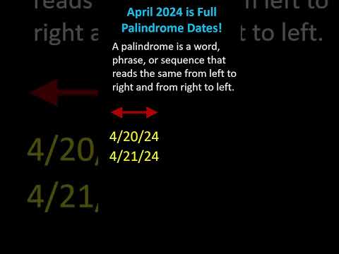 April 2024 Penuh dengan Tanggal Palindrom!