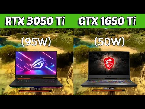 RTX 3050 Ti vs GTX 1650 Ti laptop | Test in 8 games