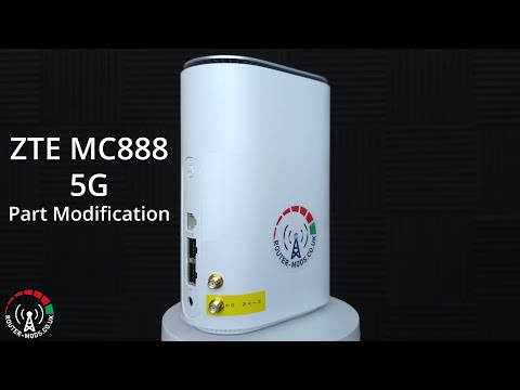 ZTE MC888 5G Cellular Wireless Internet Router With 5G SMA External Antenna Part Modification
