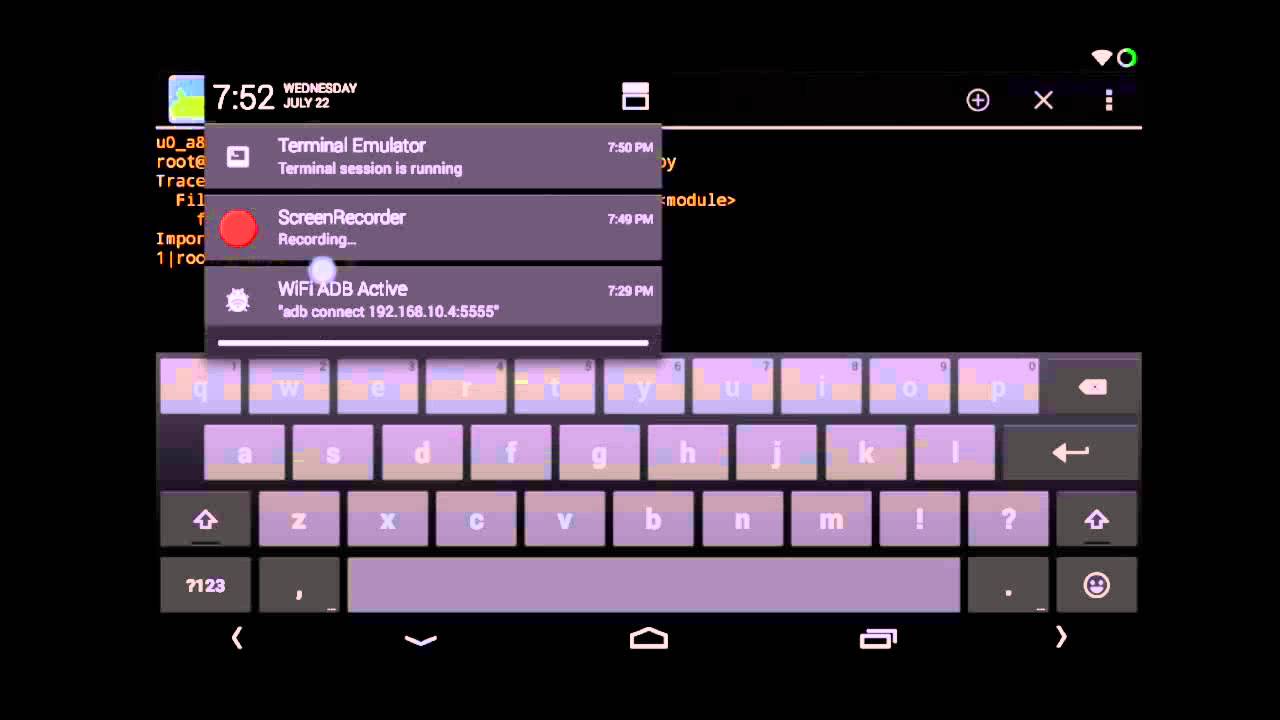 Python On Android 2 [Running your own scripts and modules]