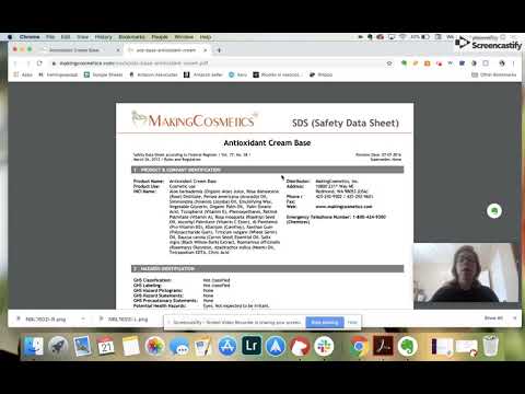 How to create a MSDS (Material safety Data Sheet) to sell beauty products on Amazon.