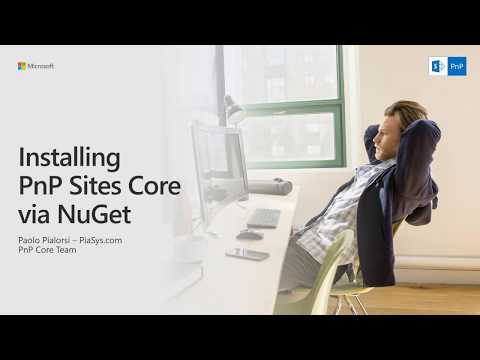 Using PnP Sites Core (CSOM) component from the Nuget Gallery