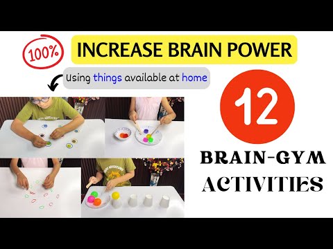 12 Brain gym Activities For Kids | Brain Gym (Age 3+)