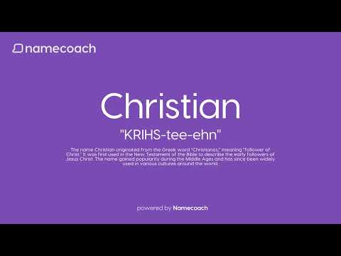 How to Pronounce Christian