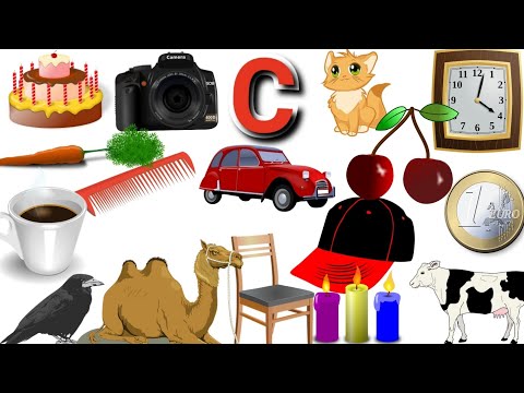 Words Starting with C for Kids | Letter C Words for Toddler | C for Words for Babies | Vocabulary C