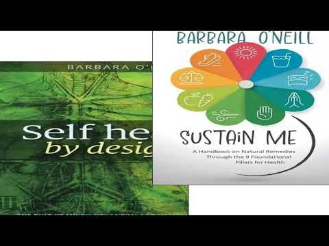 2 Books Self Heal By Design / Sustain Me By Barbara O'neill Guide Book in English Paperbac
