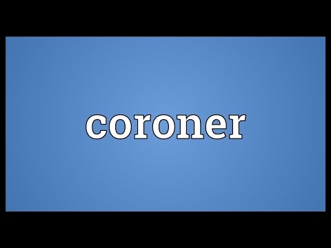Coroner Meaning