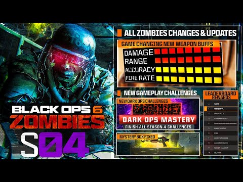 HUGE NEW BLACK OPS 6 ZOMBIES UPDATE: SECRET TREYARCH INFO REVEALED... (Season 4)