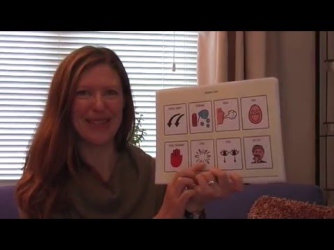 A demonstration of listener mediated scanning with a simple symbol chart