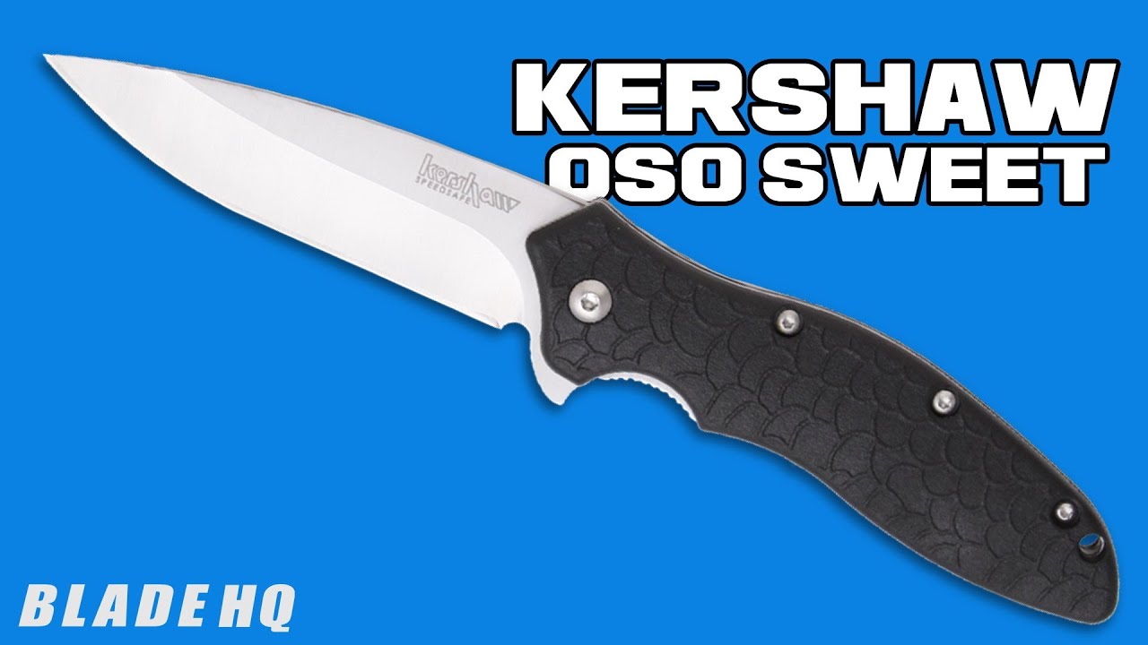 Kershaw Oso Sweet Assisted Opening Knife (3.05" Satin) 1830 - Blade HQ