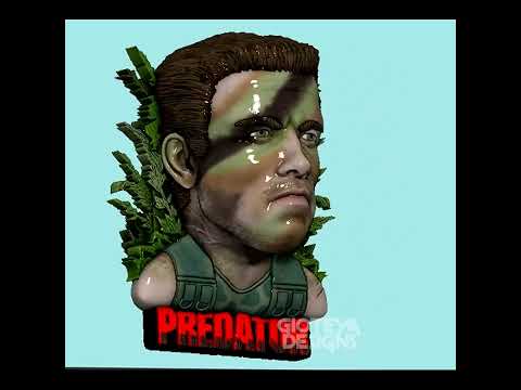 STL file Predator Dutch 🎬 ・3D printing idea to download・Cults