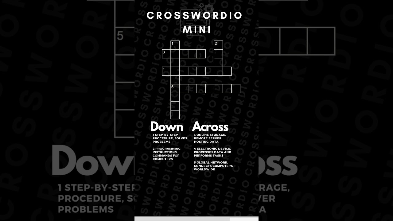 Crosswordio Daily! | Technology