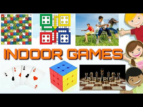 Names of Indoor games || 10 Examples for indoor games in English😄