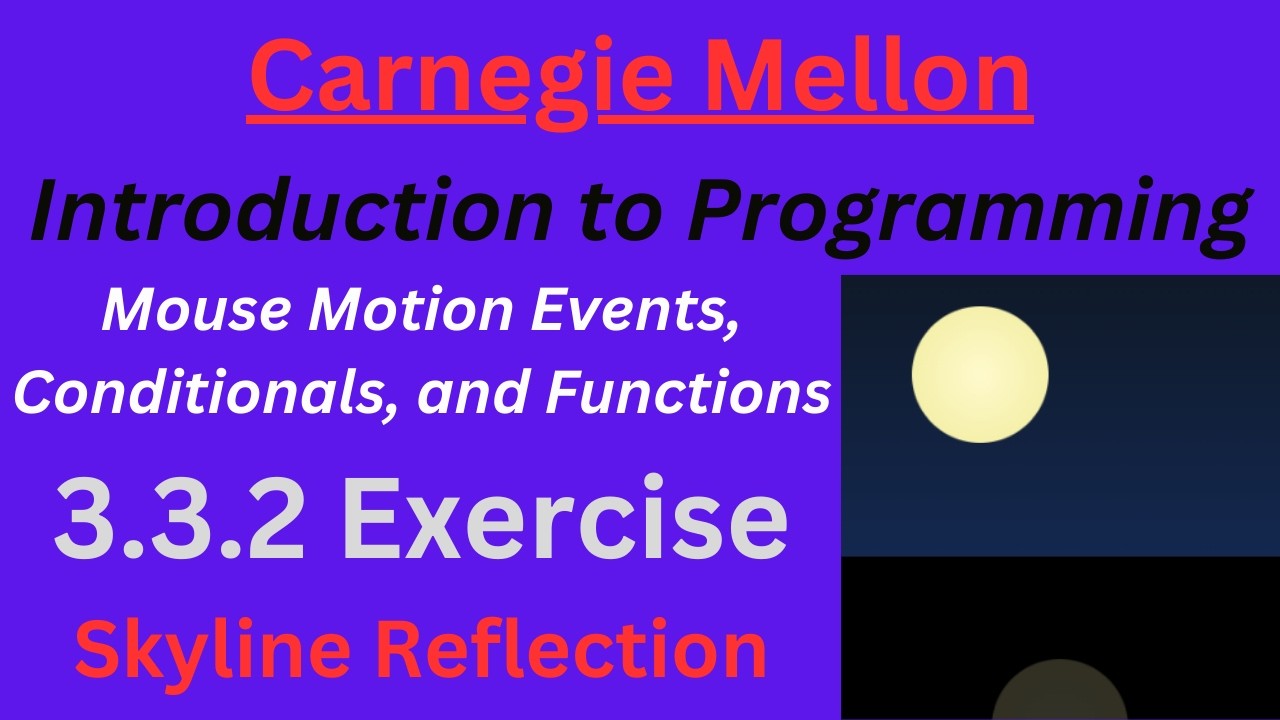 CM Intro to Programming  Unit 3 Lesson 2 Exercise: Skyline Reflection
