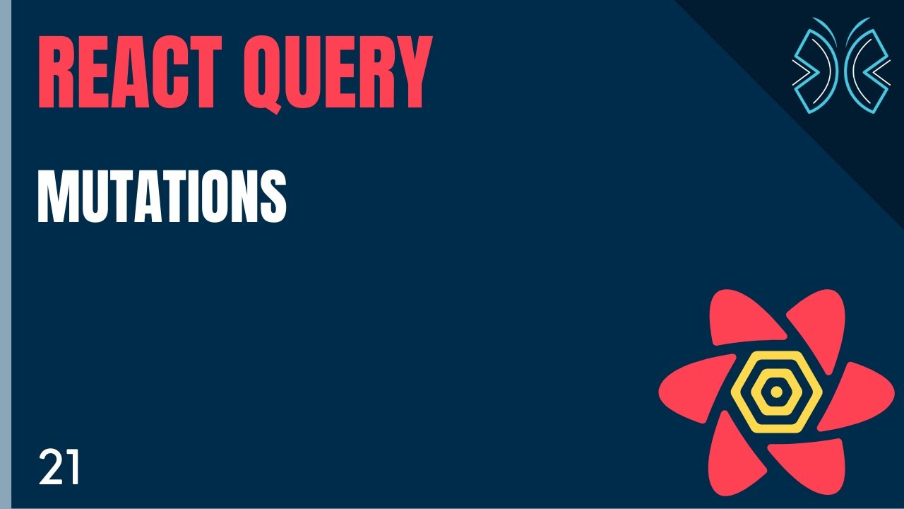 React Query Tutorial - 21 - Mutations