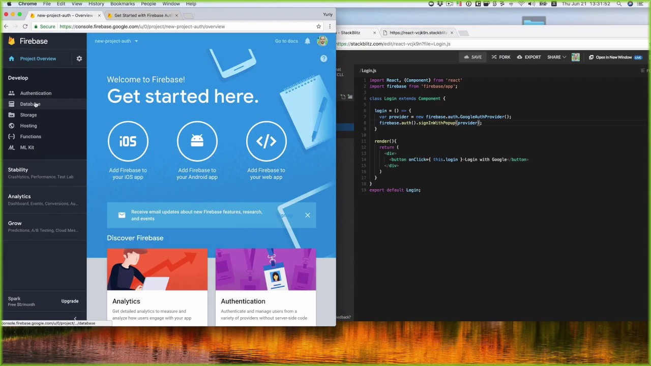 Hands On: React & Firebase Auth