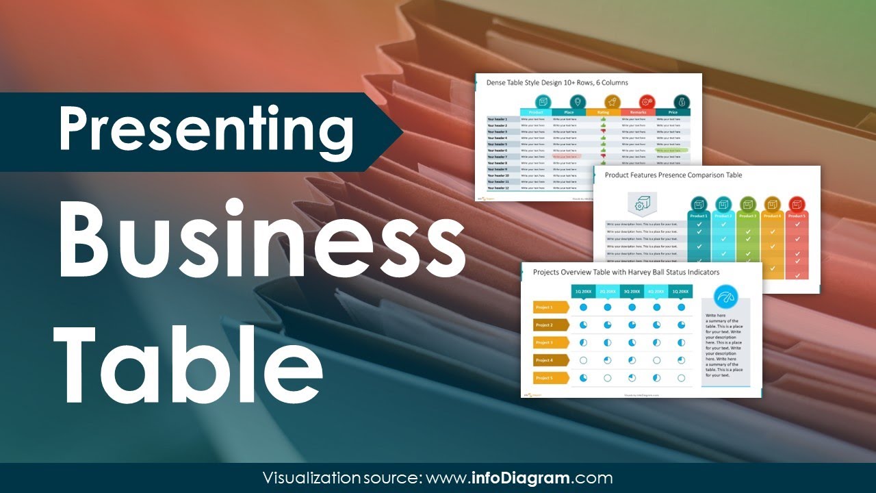 Showcasing Business Tables in PowerPoint